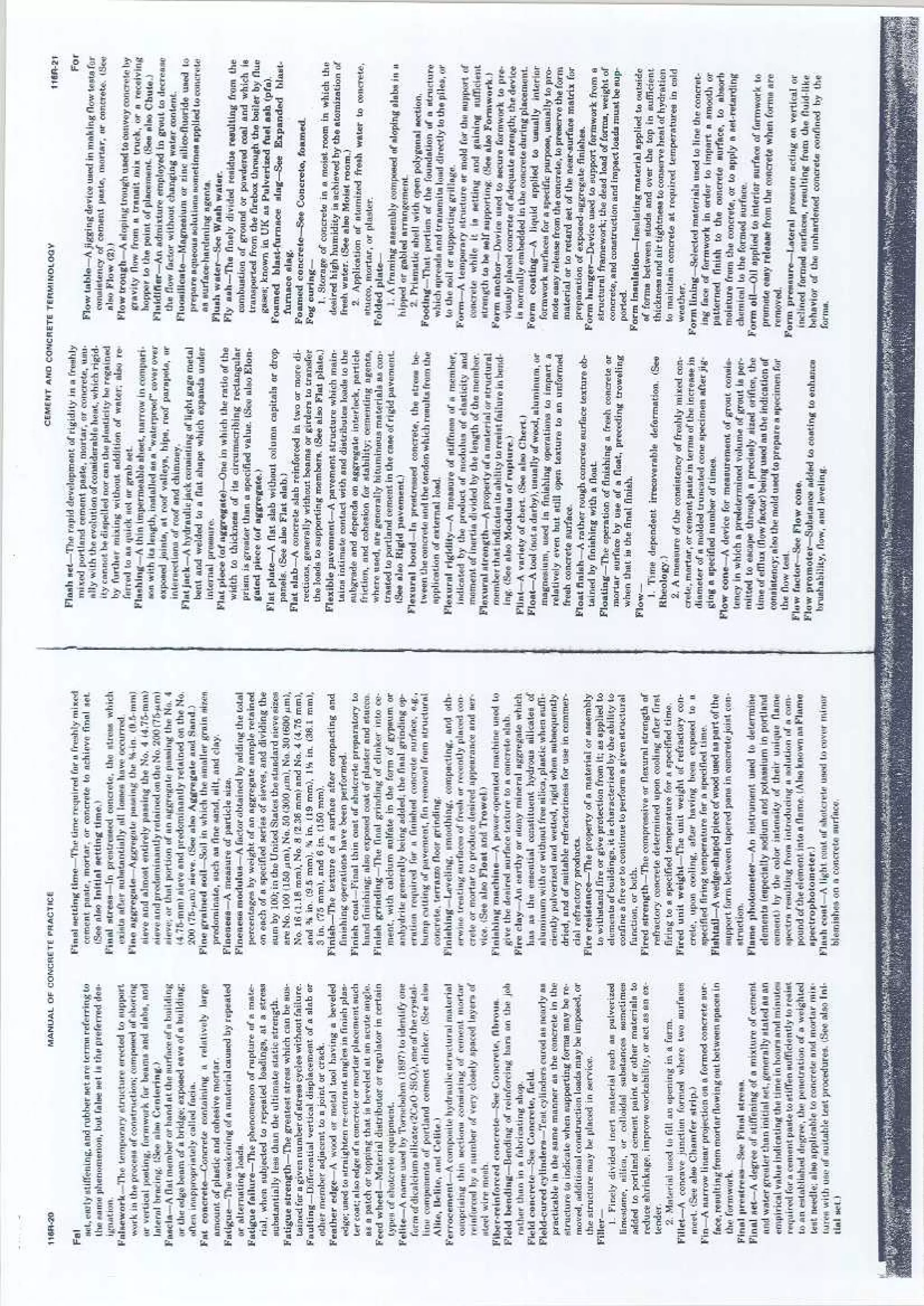 Aci 116 r 78 terminology | PDF
