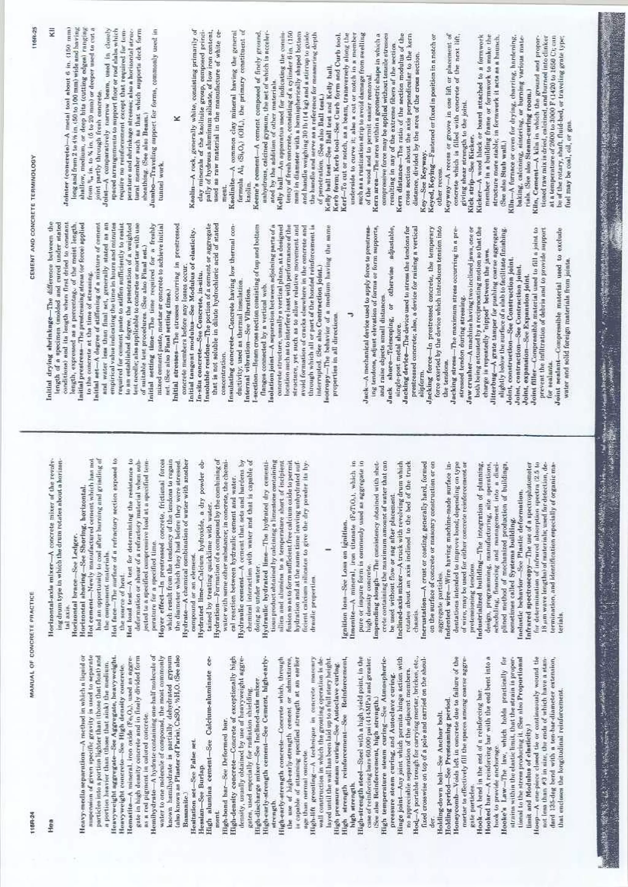 Aci 116 r 78 terminology | PDF
