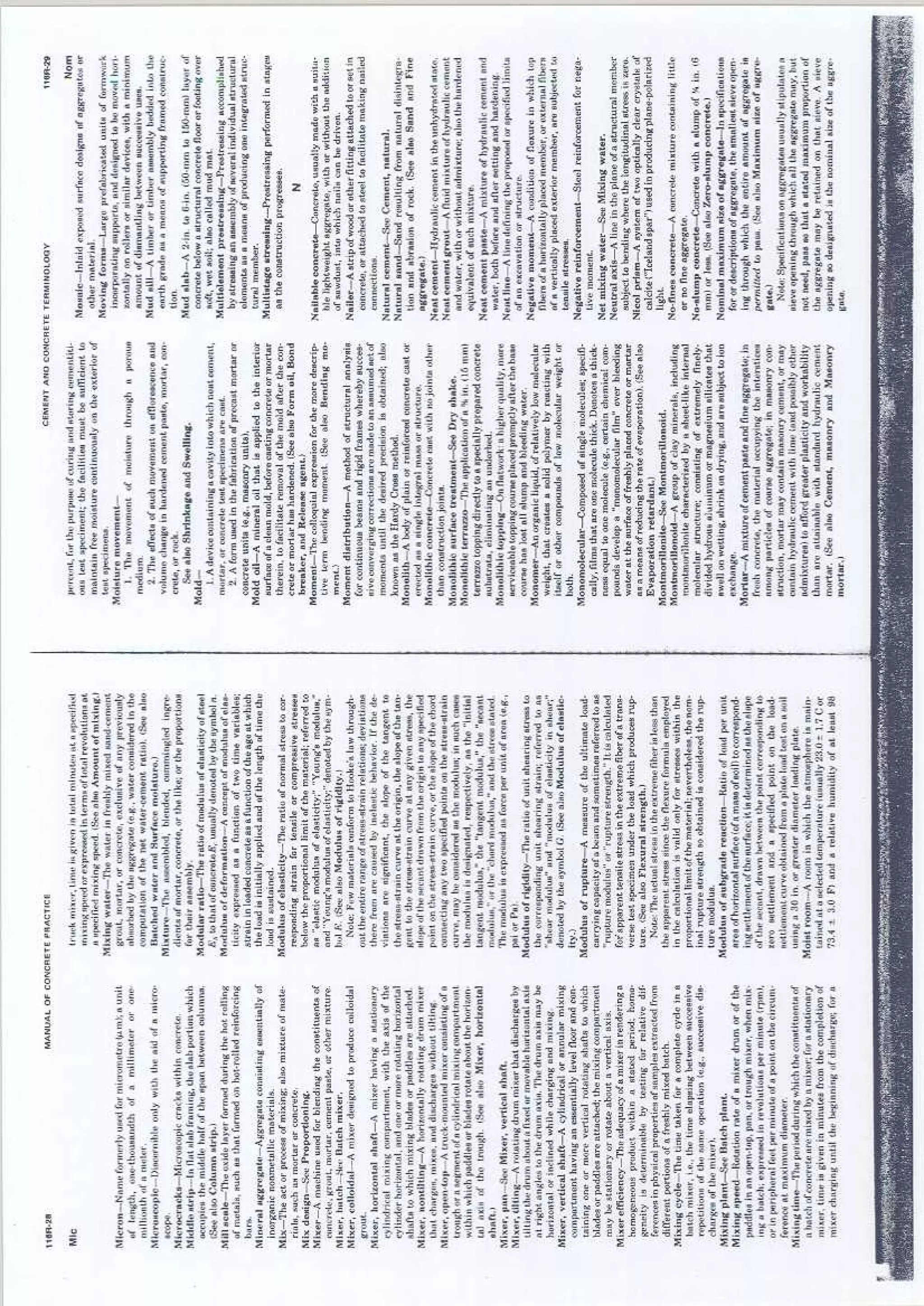 Aci 116 r 78 terminology | PDF