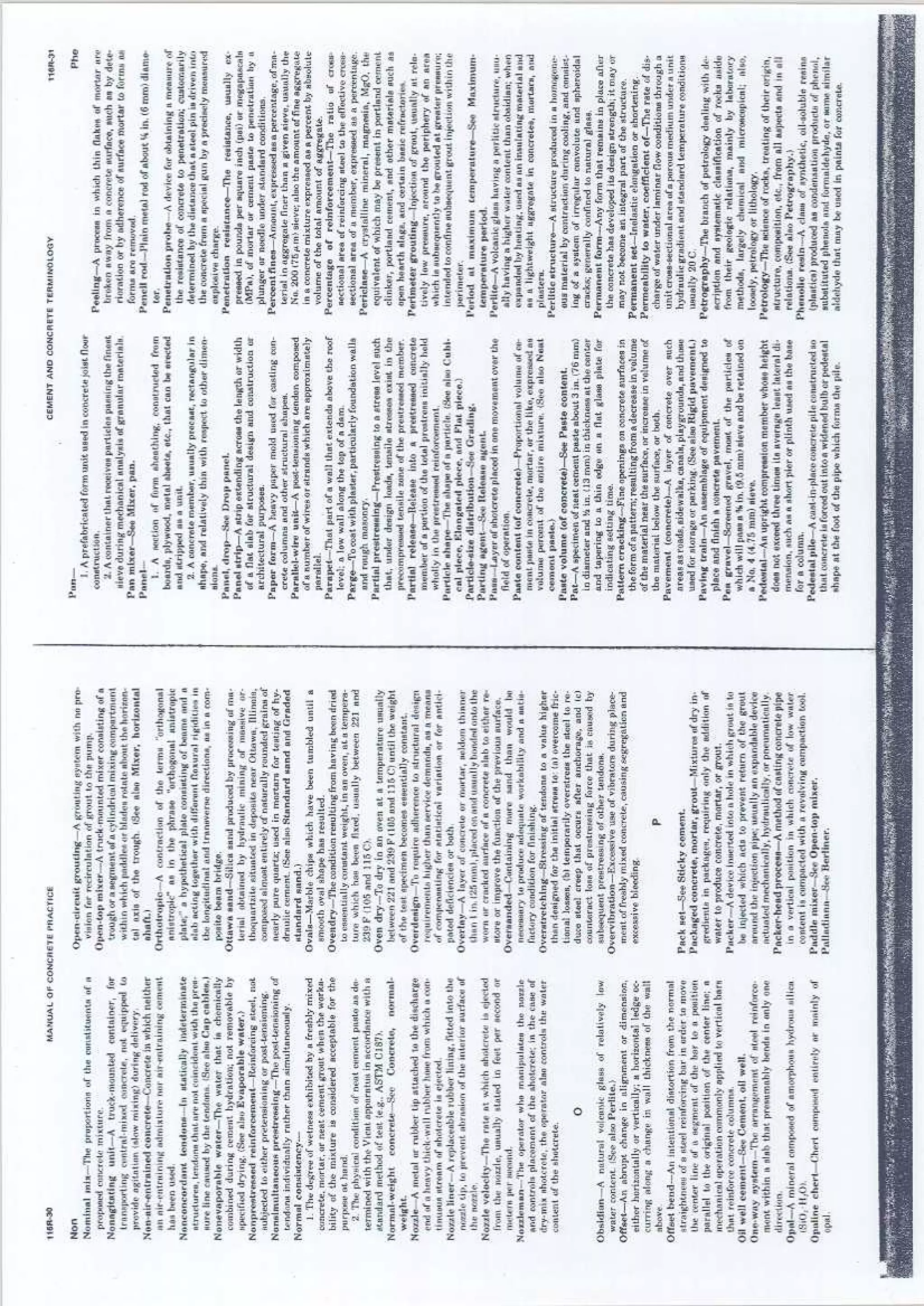 Aci 116 r 78 terminology | PDF