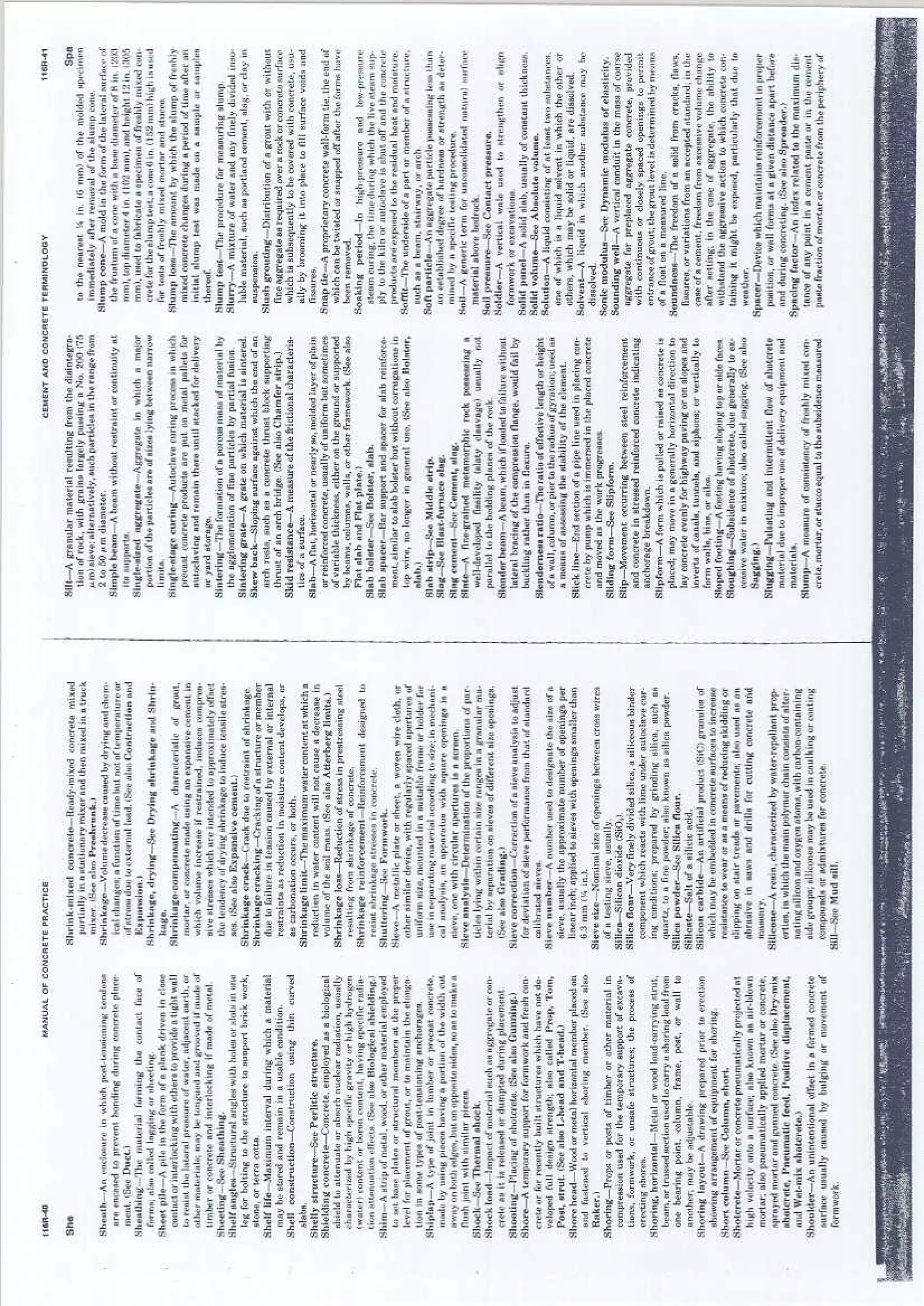 Aci 116 r 78 terminology | PDF