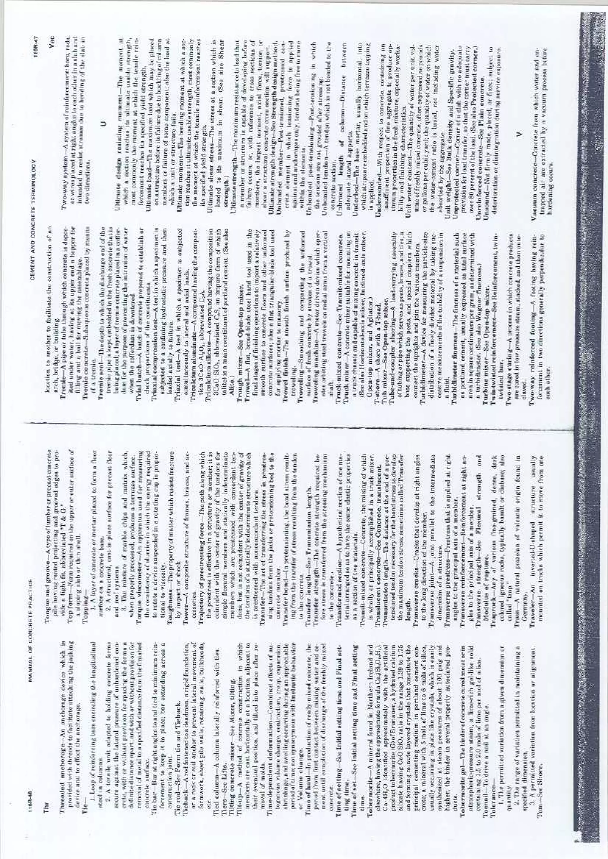 Aci 116 r 78 terminology | PDF