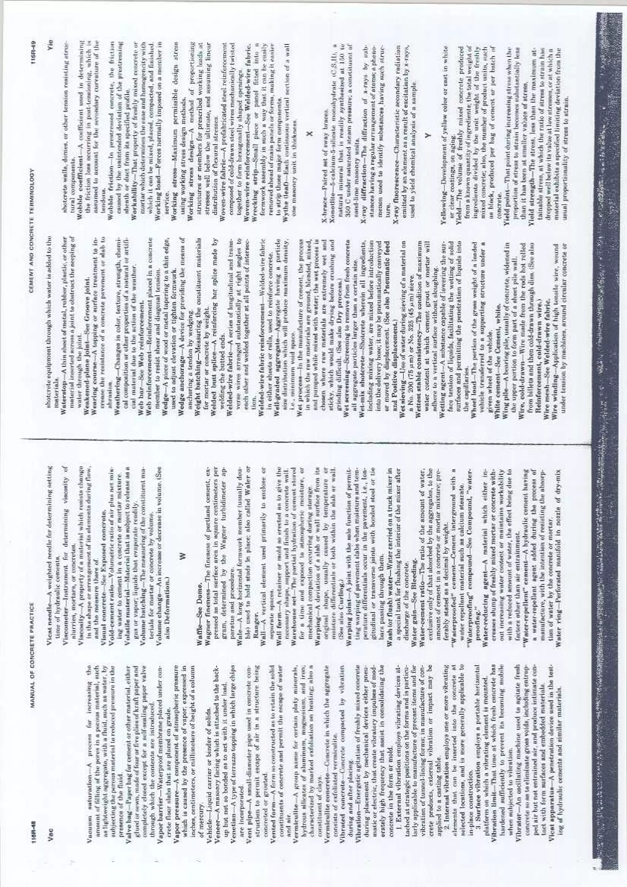 Aci 116 r 78 terminology | PDF