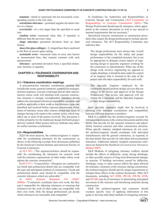 ACI 117.1R (2014) Guide for Tolerance Compatibility in Concrete ...