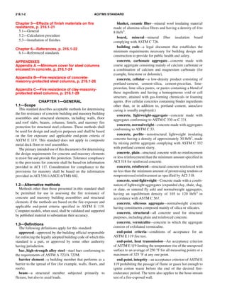 Aci 216.1 07 code requirements for determining fire resistance of ...