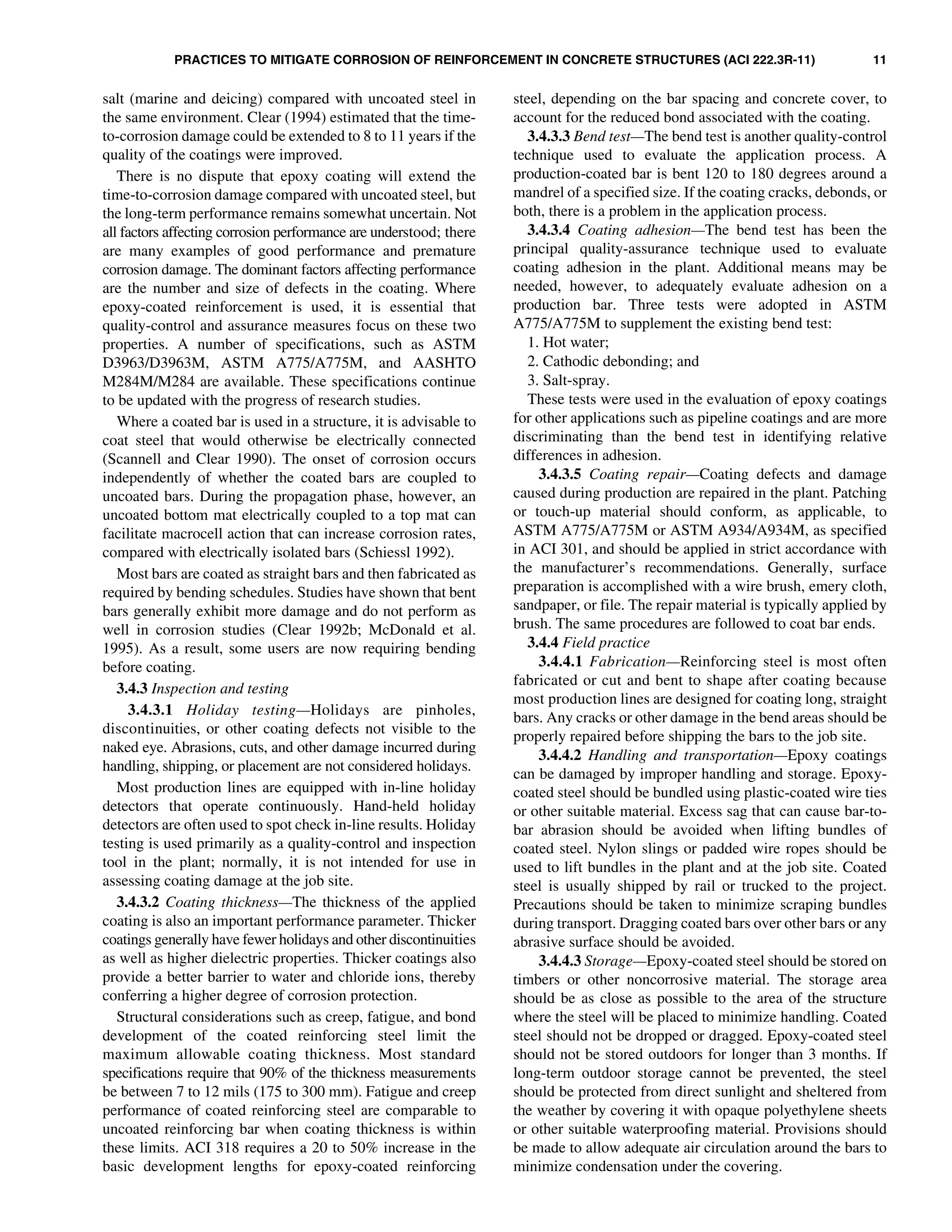 Aci 222.3 r 11 guide to design and construction practices to mitigate ...