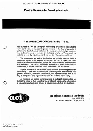 Aci 304.2 r 96 | PDF