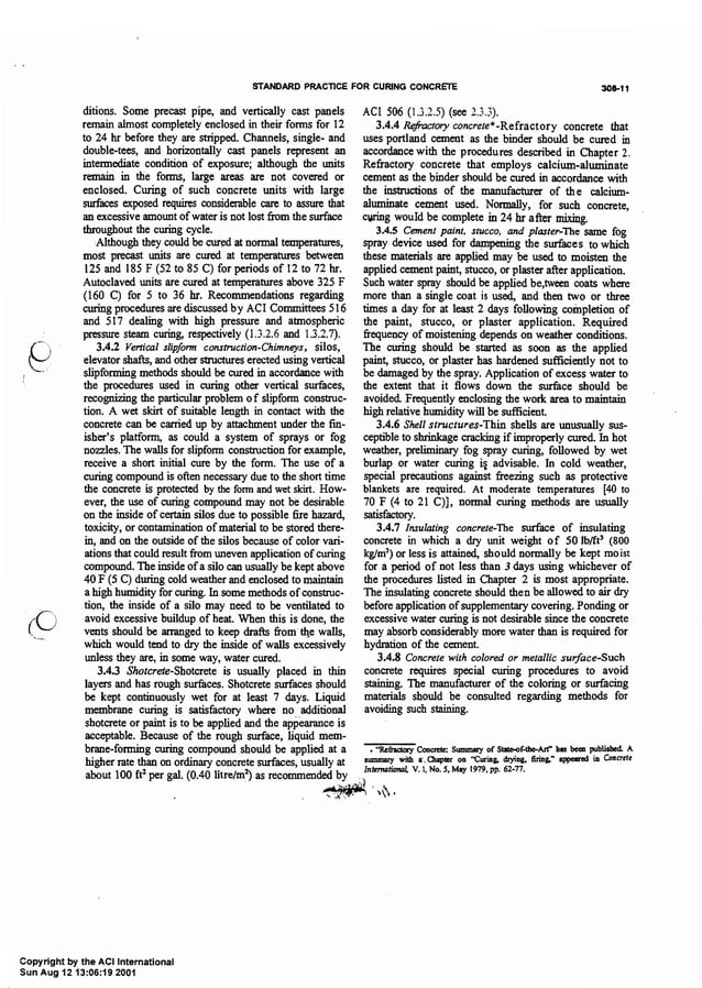 Aci 308 92 | PDF