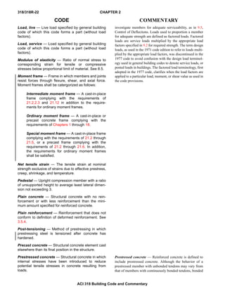 ACI 318 - 02 (Ingles) | PDF