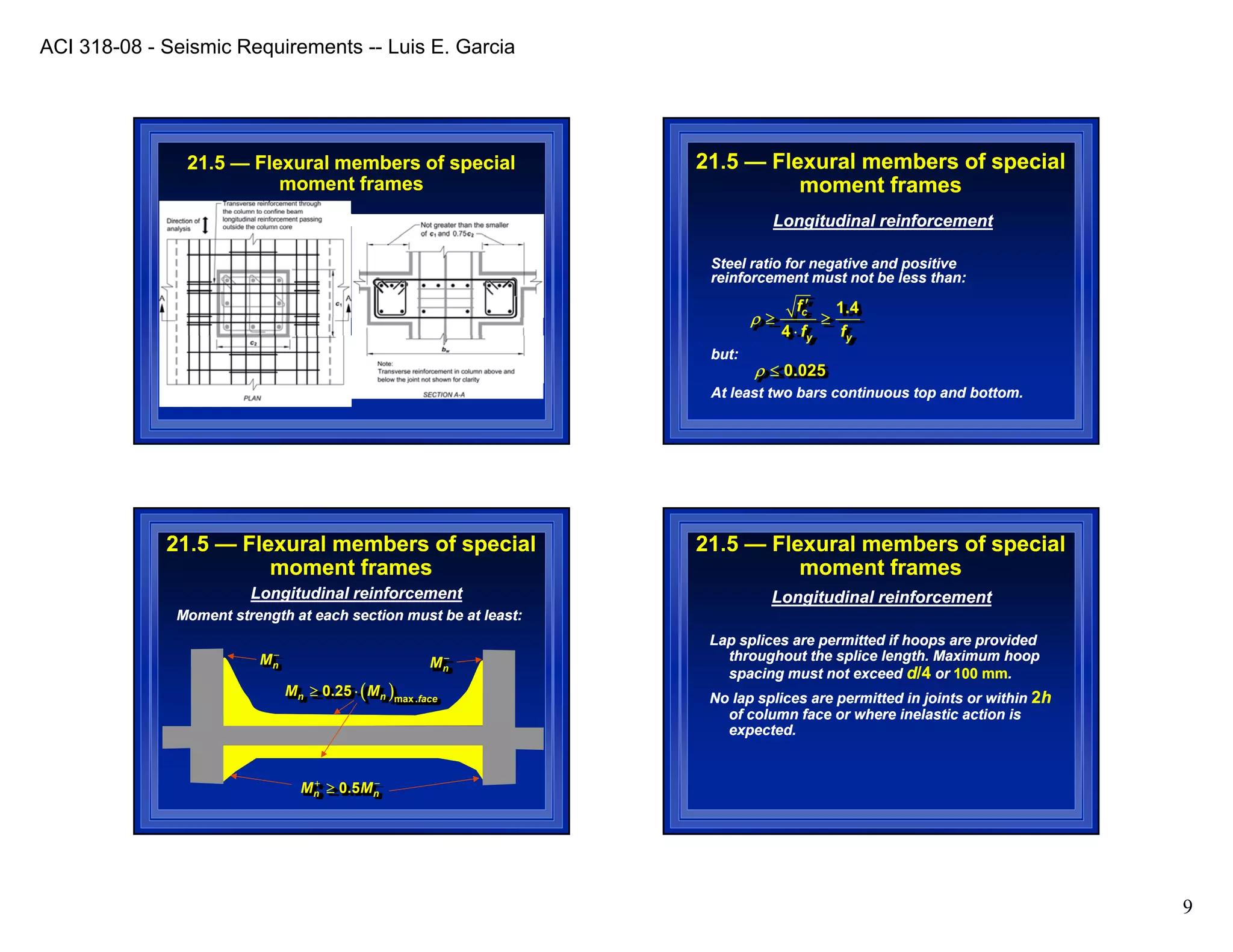 Aci 318 08-seismic-requirements-l e garcia | PDF