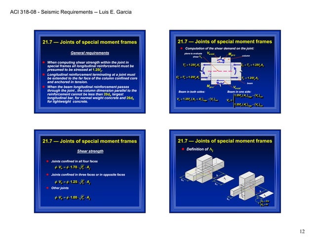 Aci 318 08-seismic-requirements-l e garcia | PDF