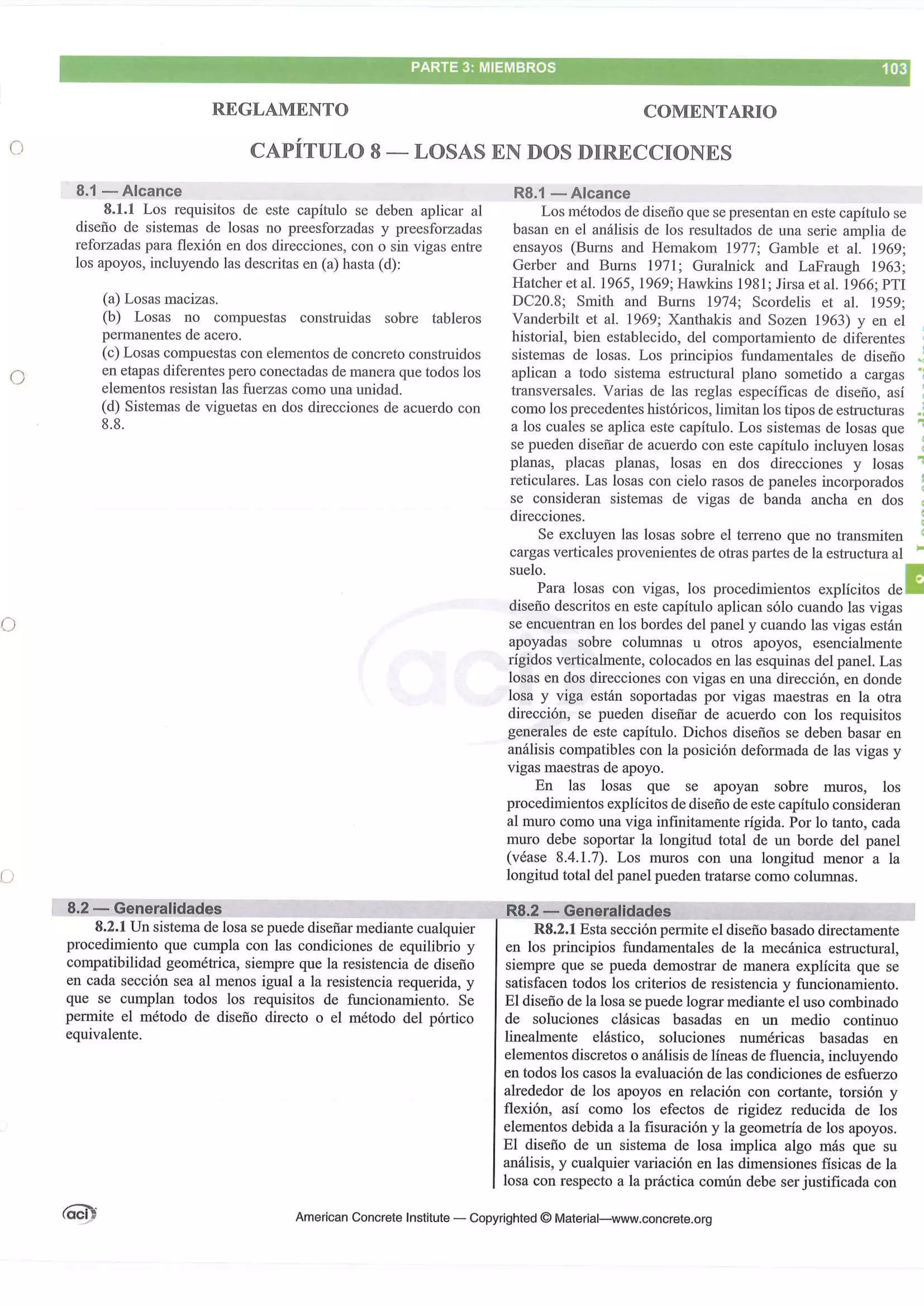 ACI 318 - 19 (Español-Sistema Internacional) | PDF
