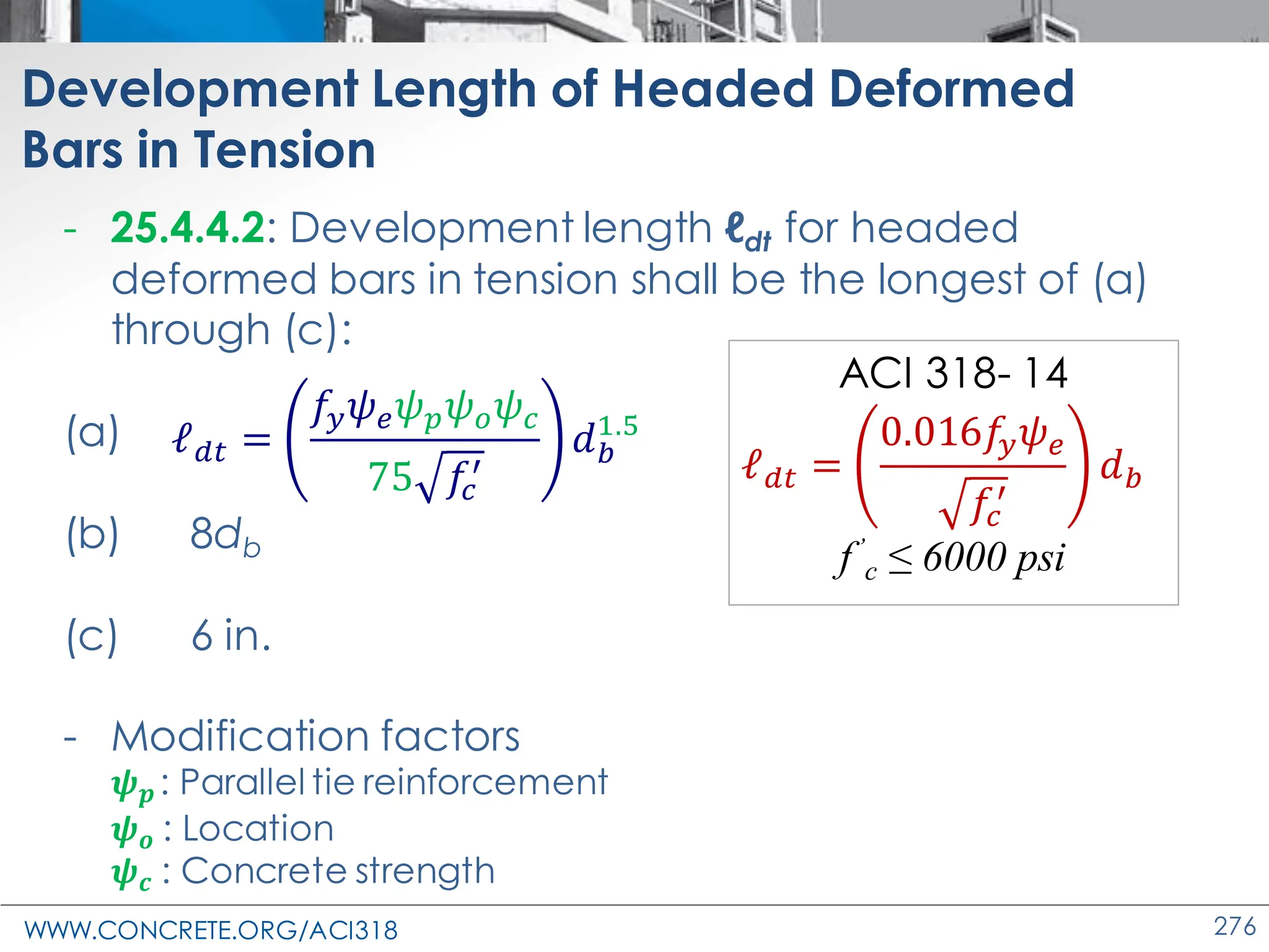 ACI 318-19 Presentation - changes to the concrete design standard | PDF