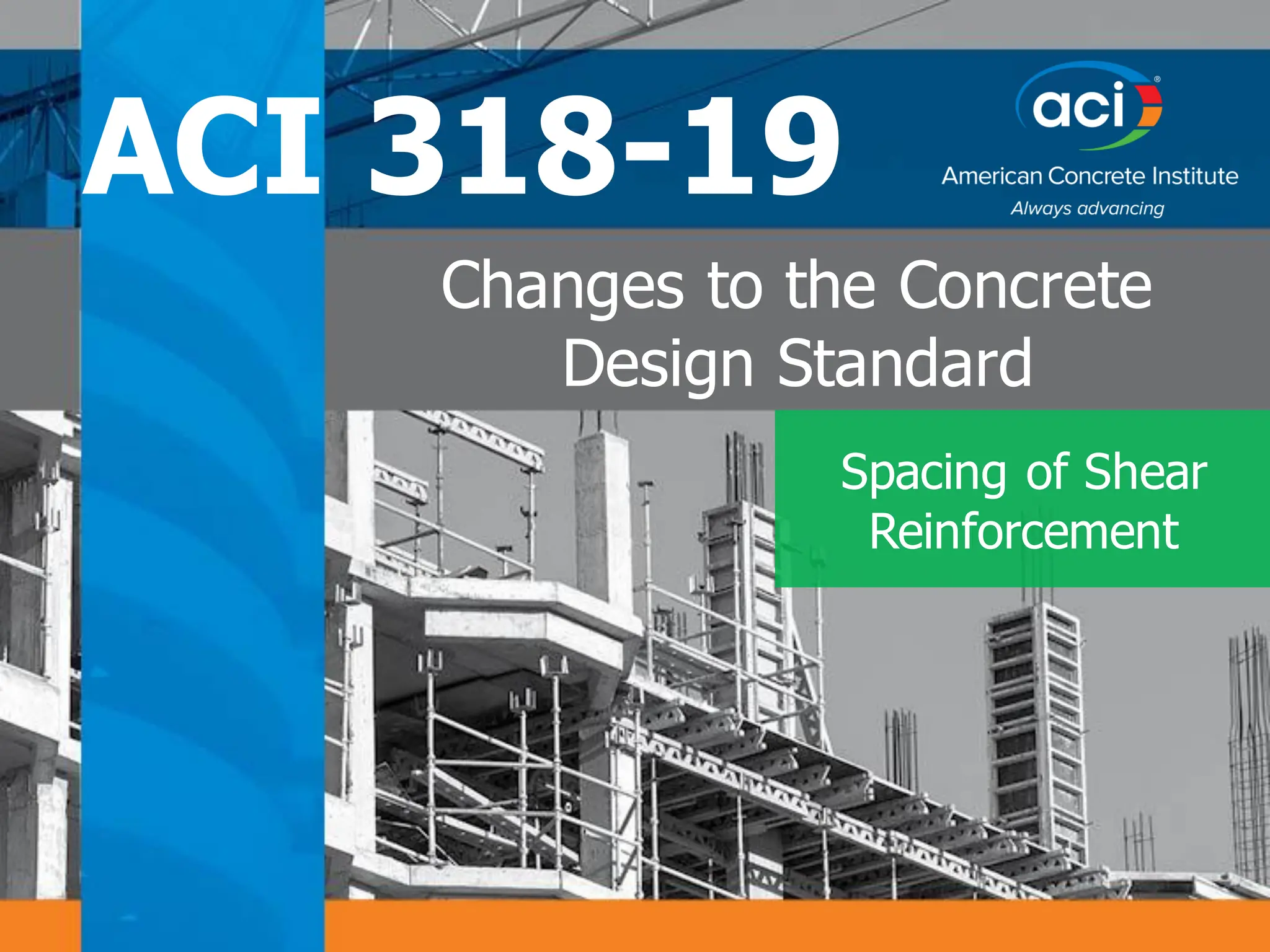 ACI 318-19 Presentation - changes to the concrete design standard | PDF