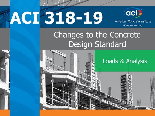 ACI 318-19 Presentation - changes to the concrete design standard | PDF | Civil Engineering ...