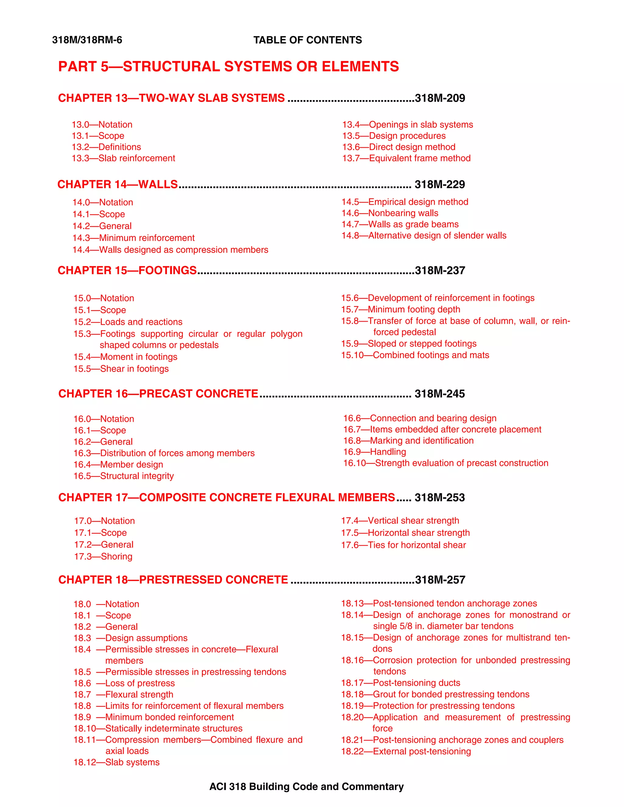 ACI 318 - 99 (Ingles) | PDF