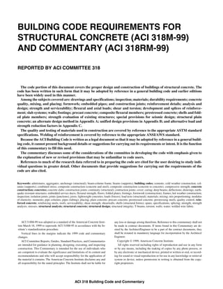 ACI 318 - 99 (Ingles) | PDF
