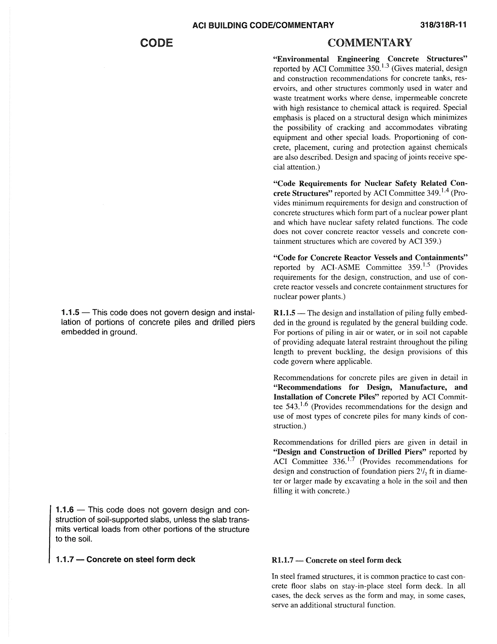 American Concrete Institute ACI 318 Codes | PDF