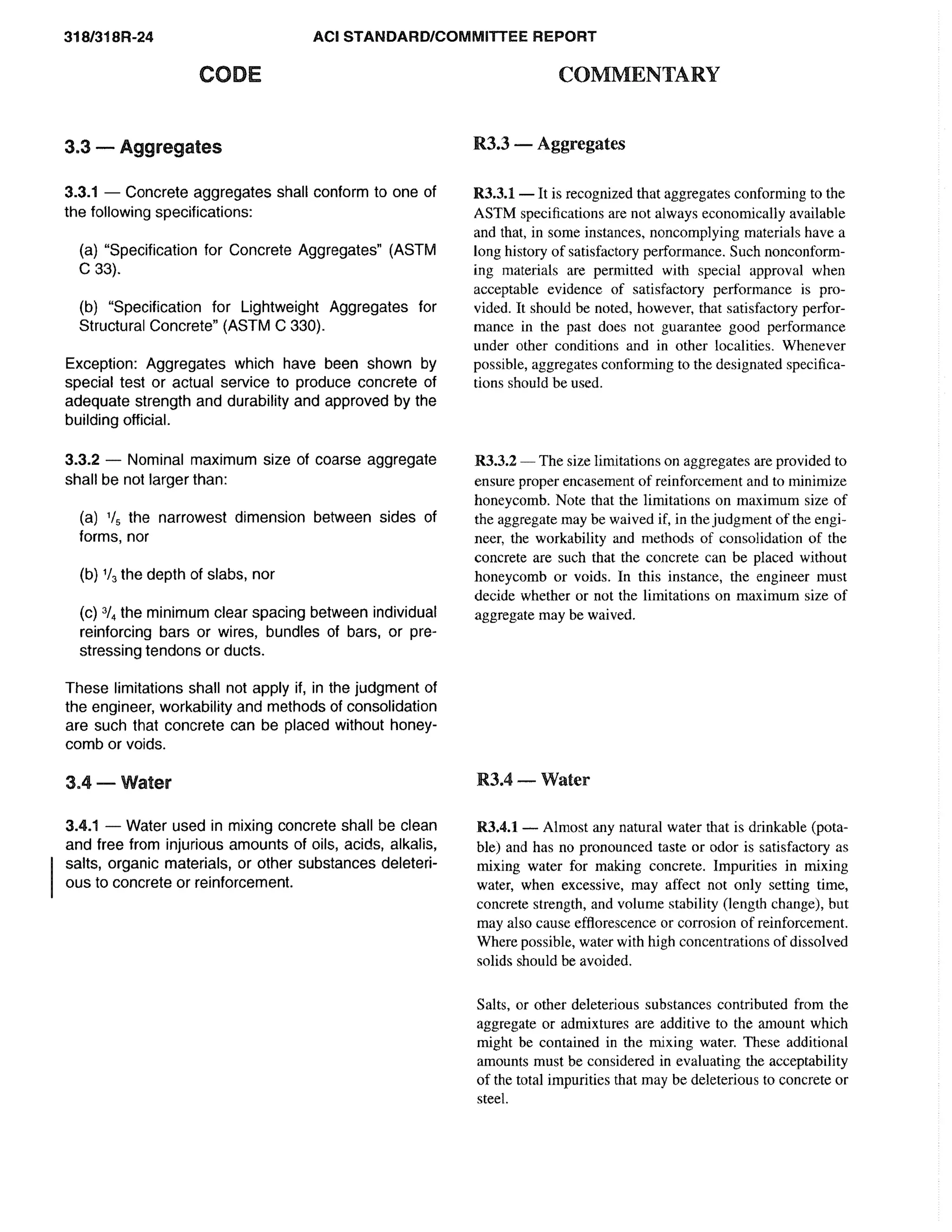 American Concrete Institute ACI 318 Codes | PDF