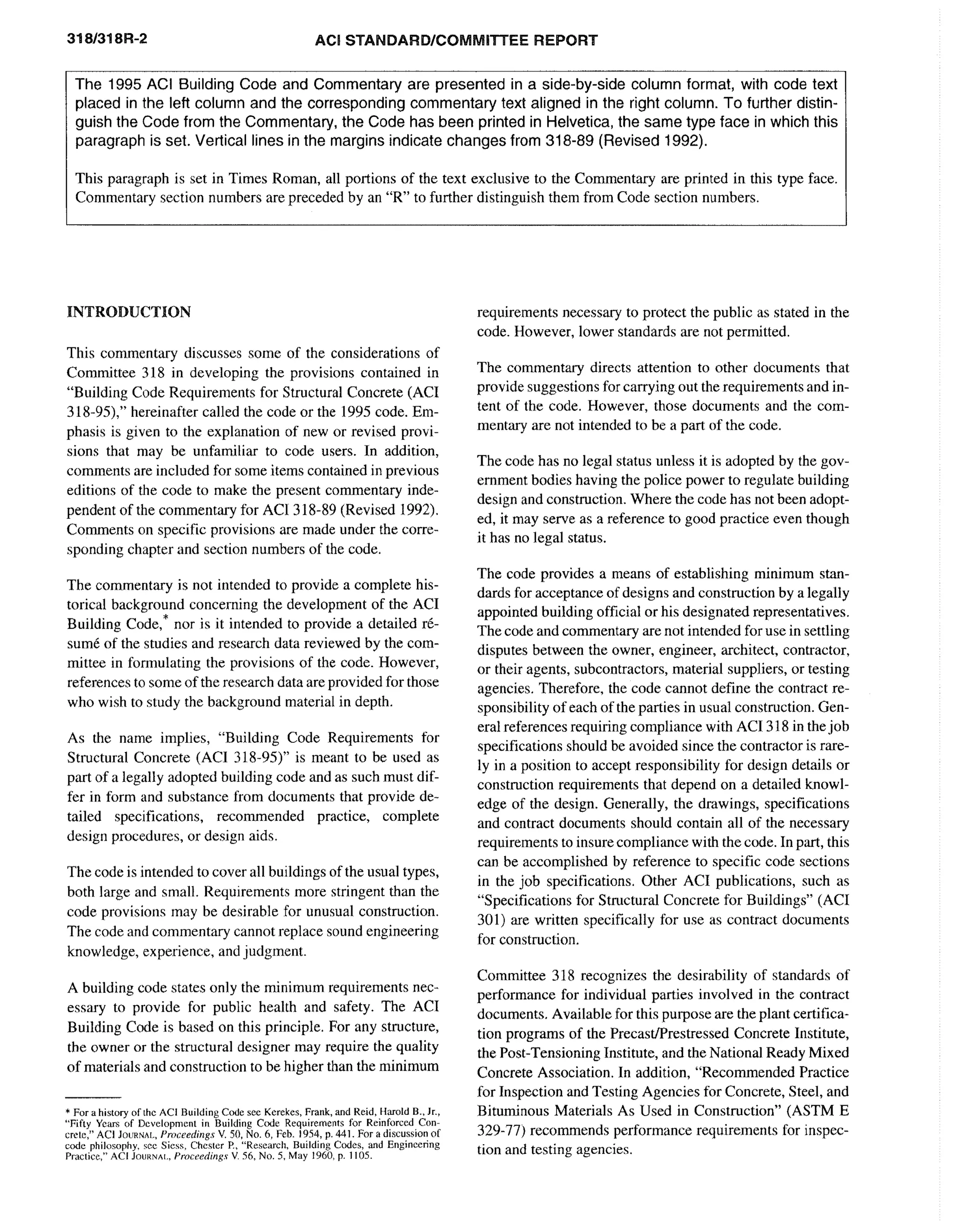 American Concrete Institute ACI 318 Codes | PDF