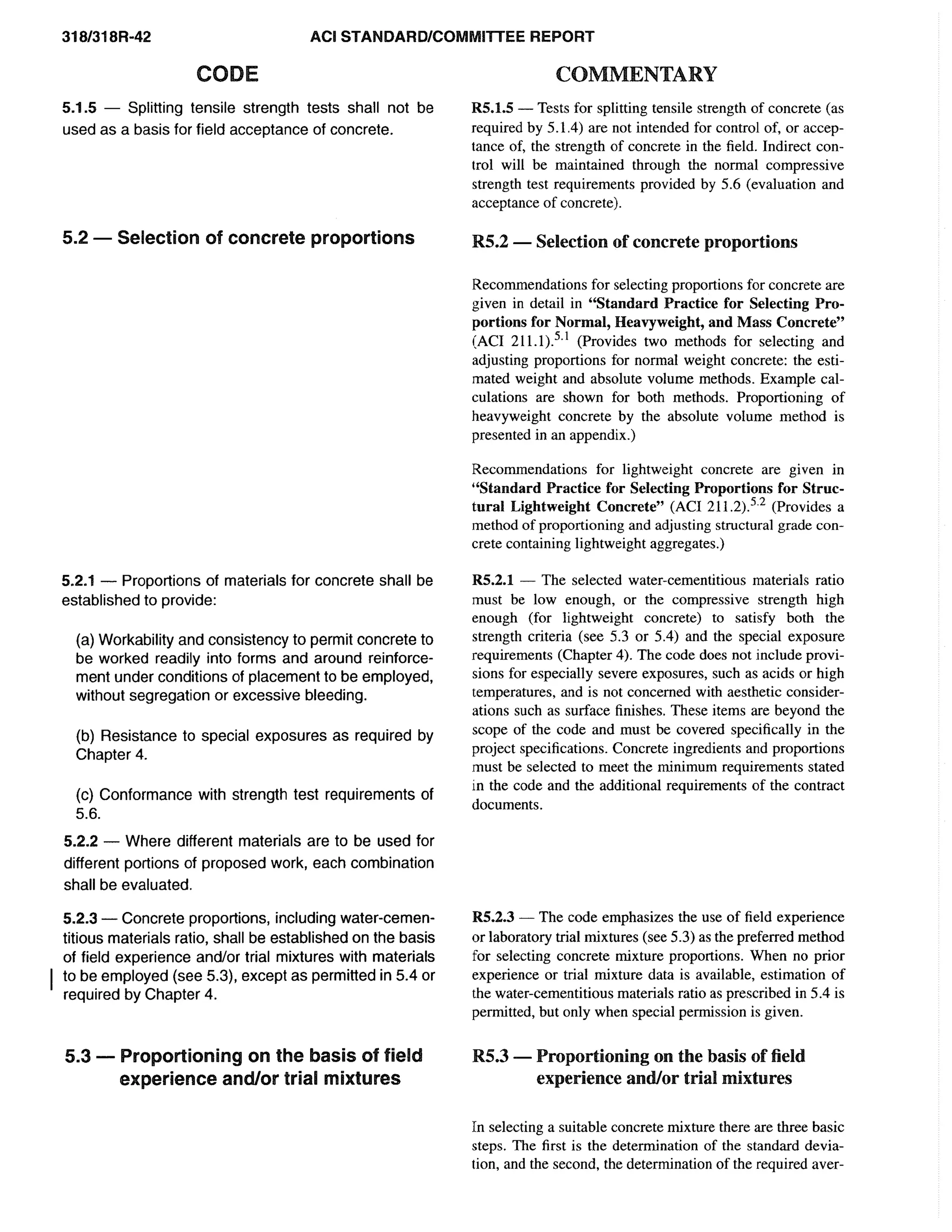 American Concrete Institute ACI 318 Codes | PDF