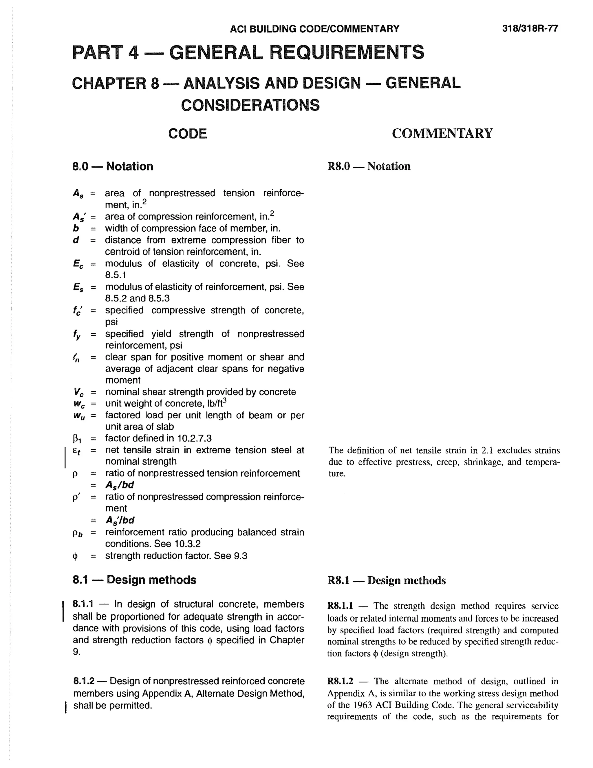 American Concrete Institute ACI 318 Codes | PDF