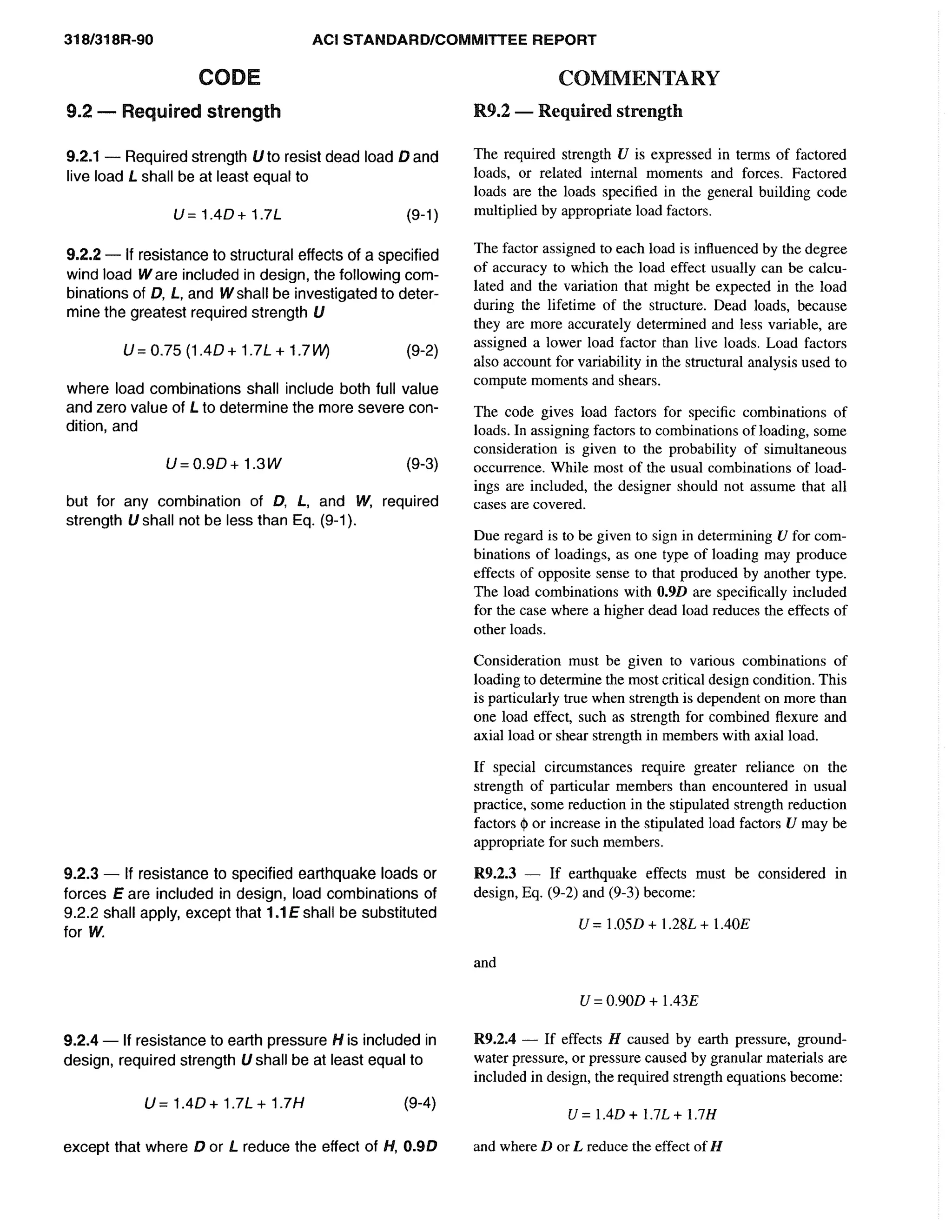 American Concrete Institute ACI 318 Codes | PDF