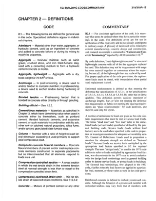 American Concrete Institute ACI 318 Codes | PDF