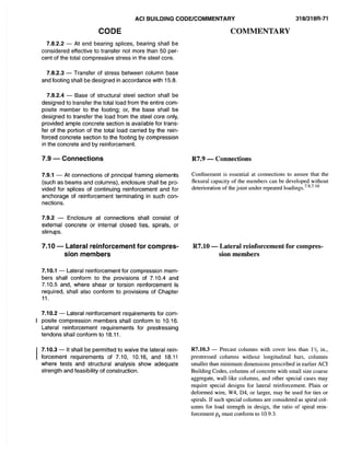American Concrete Institute ACI 318 Codes | PDF