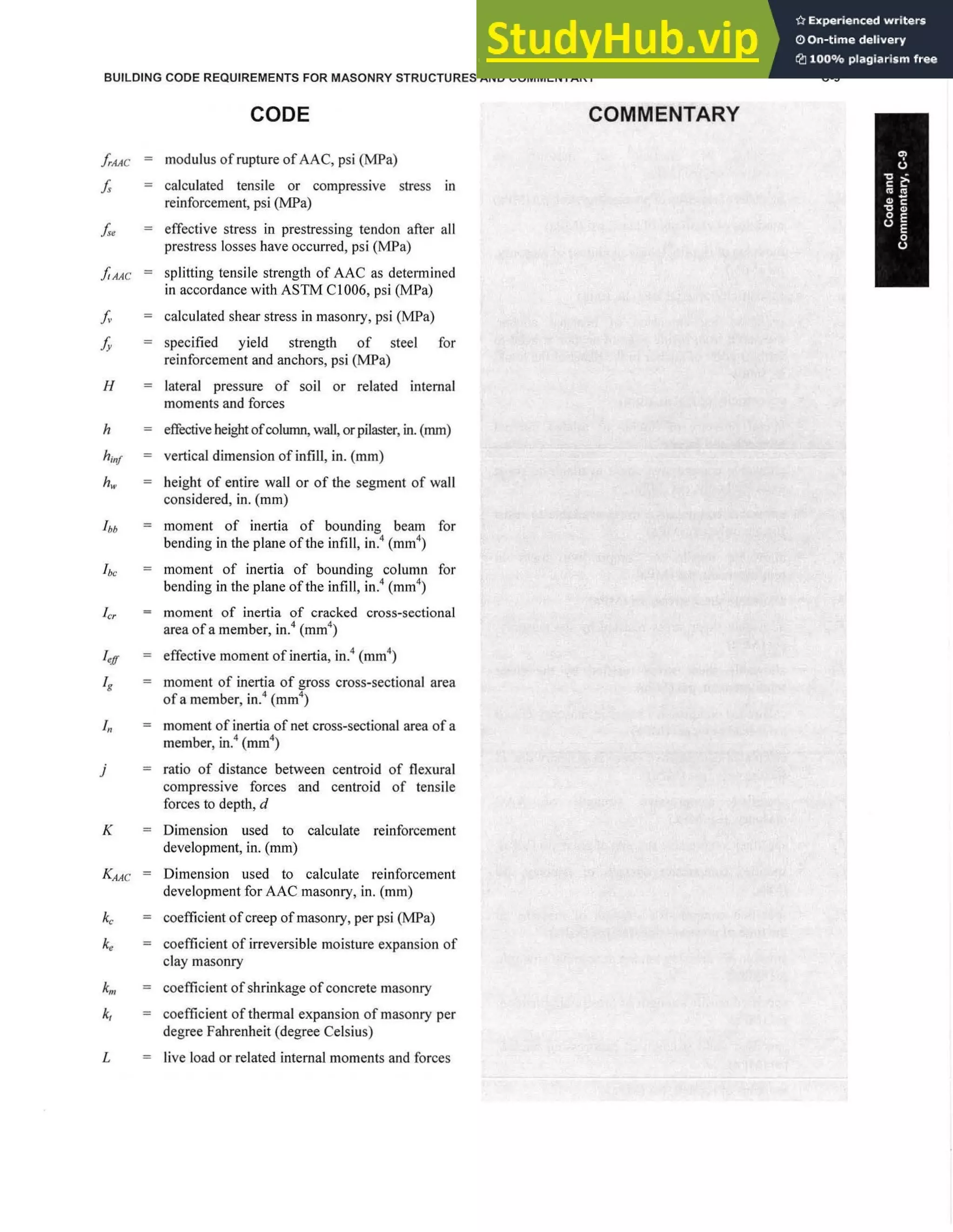 ACI 530-11 Building Code Requirements and Specification for Masonry.pdf