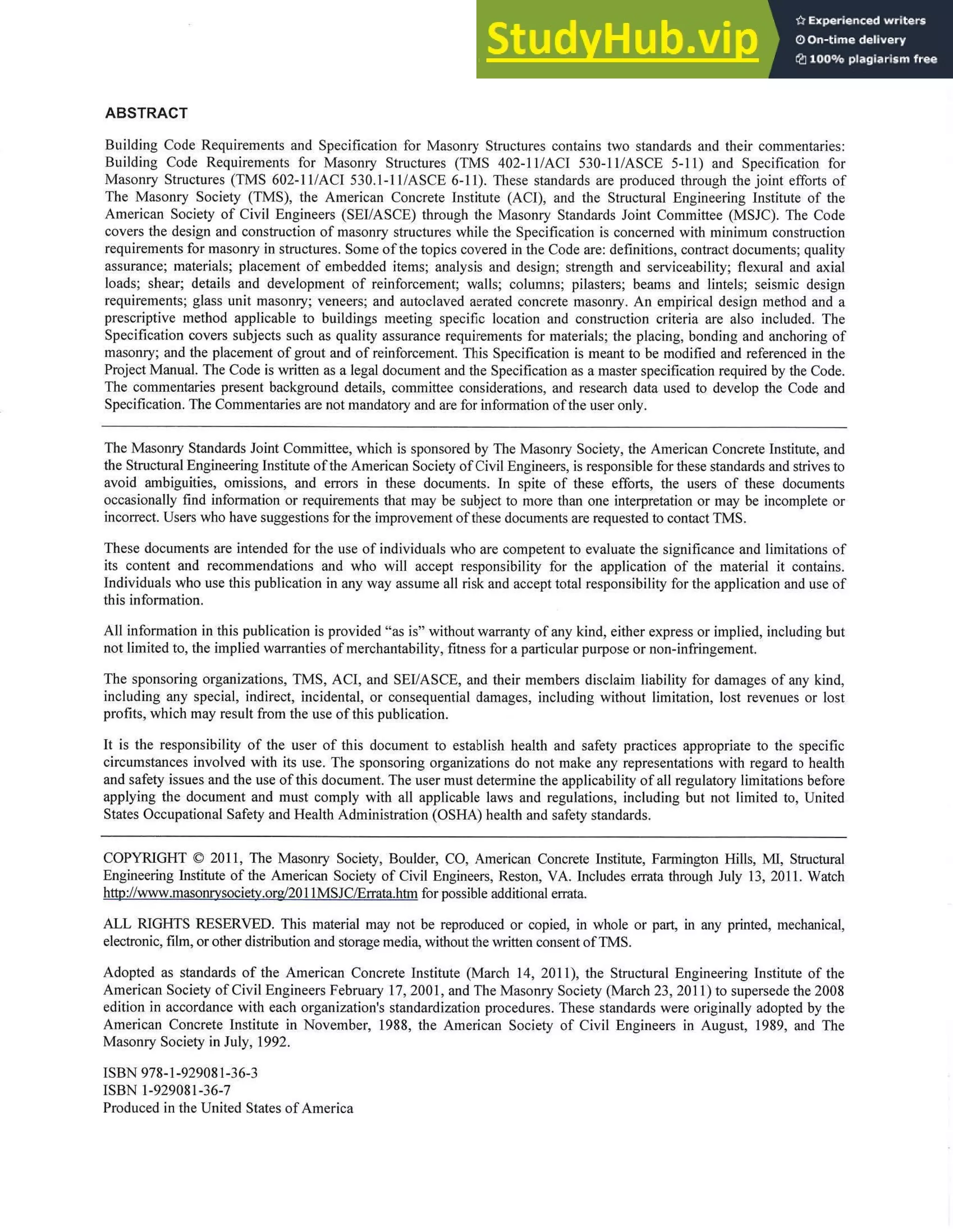 ACI 530-11 Building Code Requirements and Specification for Masonry.pdf