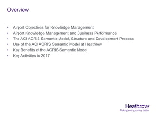 ACI ACRIS Semantic Model. Airport Ecosystem Knowledge Management | PDF