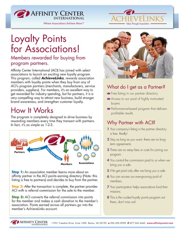 ACI Affinity Partner Benefits Sept 2011 | PDF