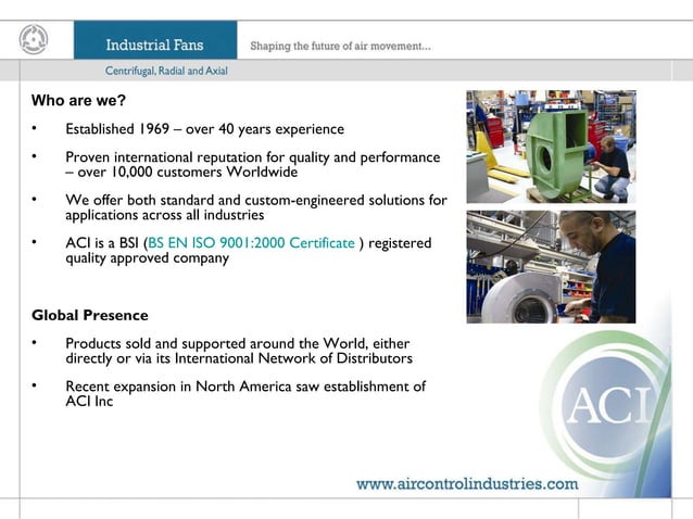ACI company overview 2011 | PPT