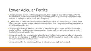 Acicular ferrite transformation | PPTX