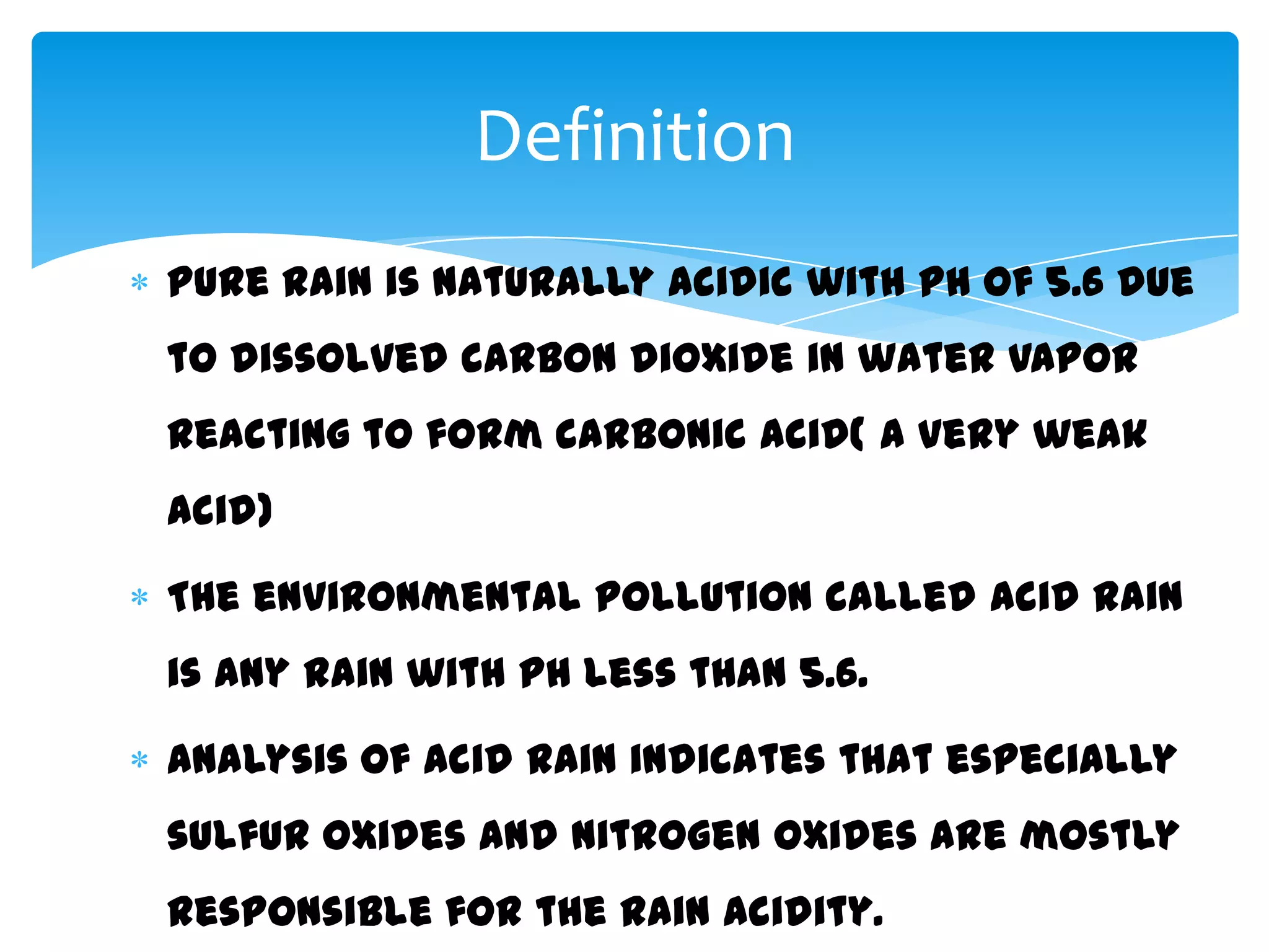 Acid rain | PPT