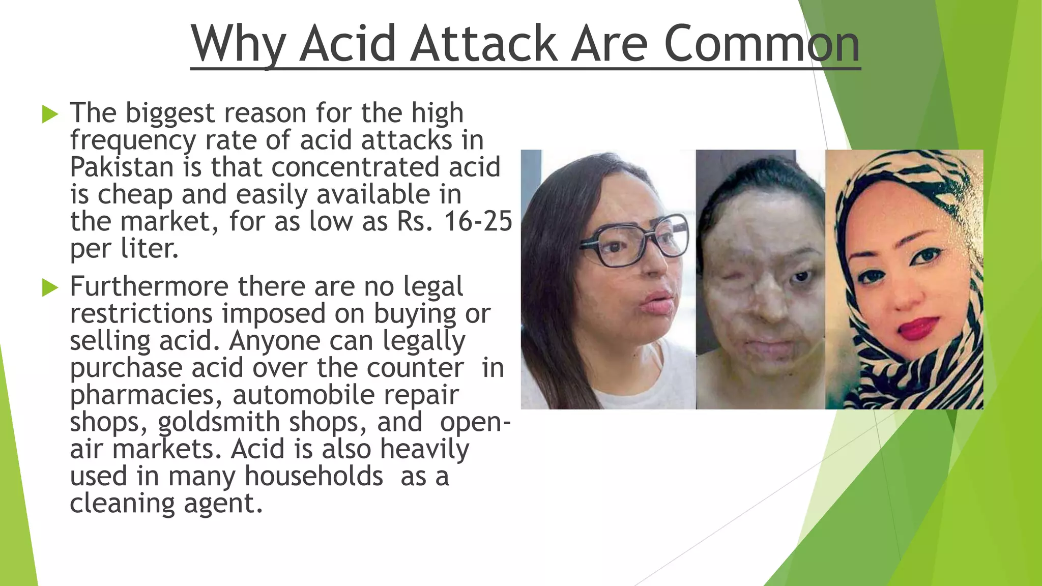 Acid Attacks Presentation | PPTX