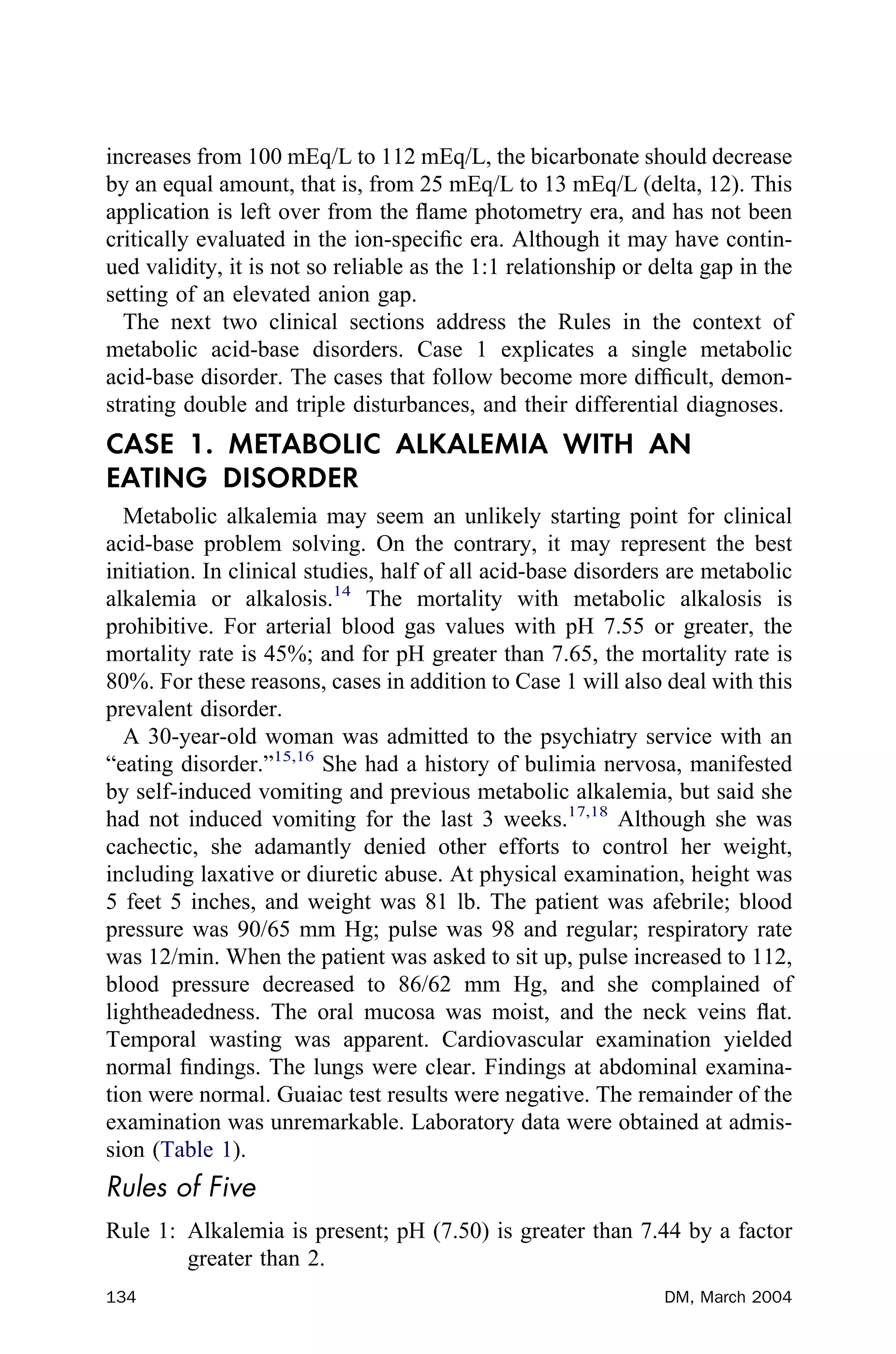 Primer on clinical acid-base problem solving | PDF