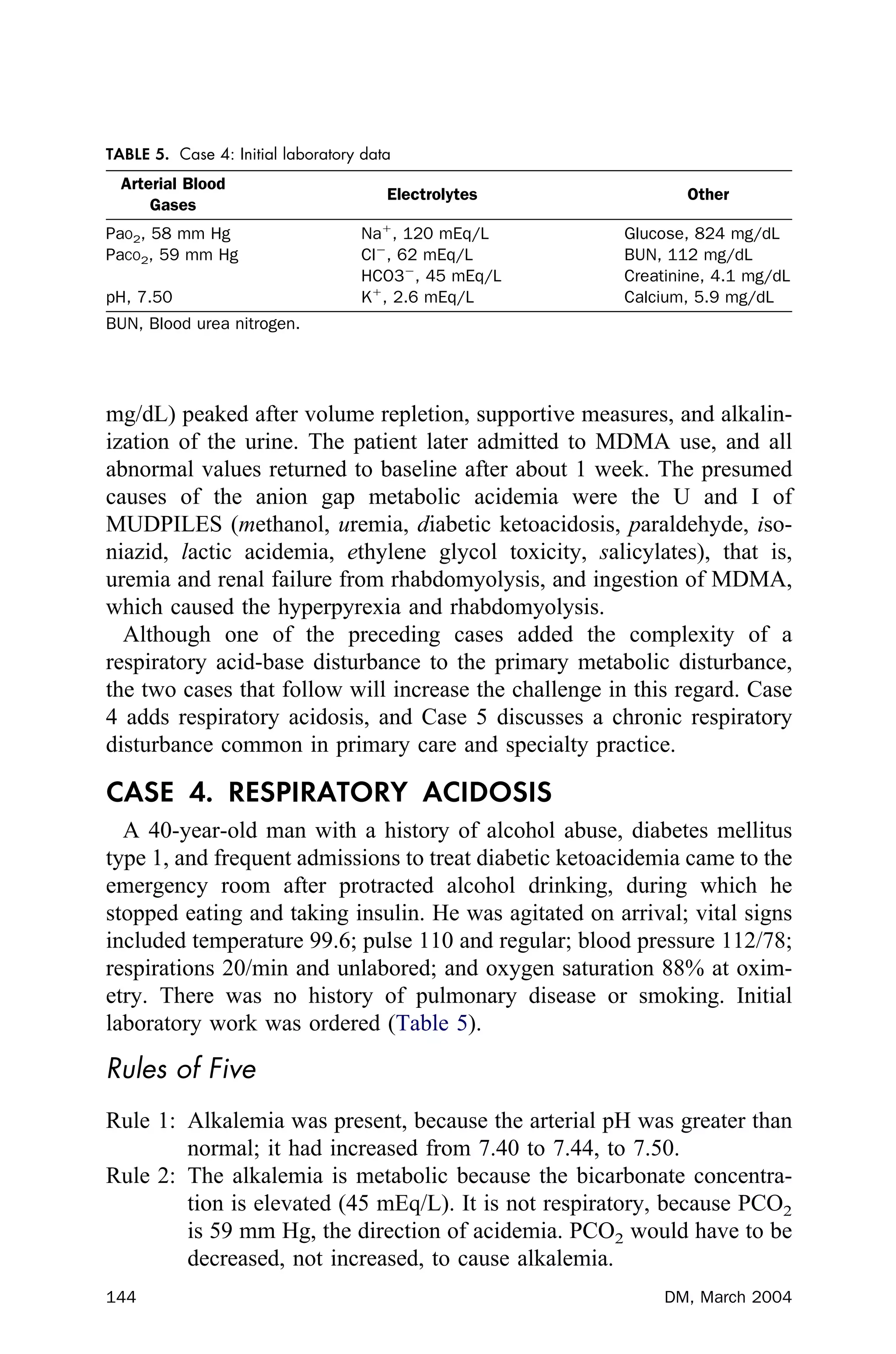 Primer on clinical acid-base problem solving | PDF