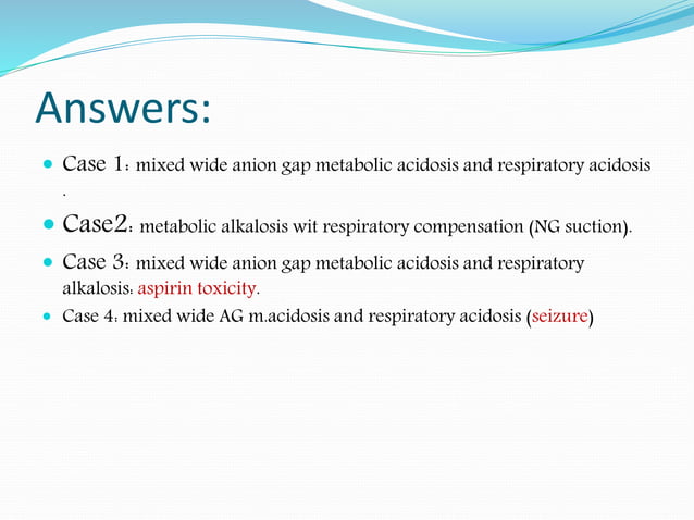 Acid-base disorders | PPT
