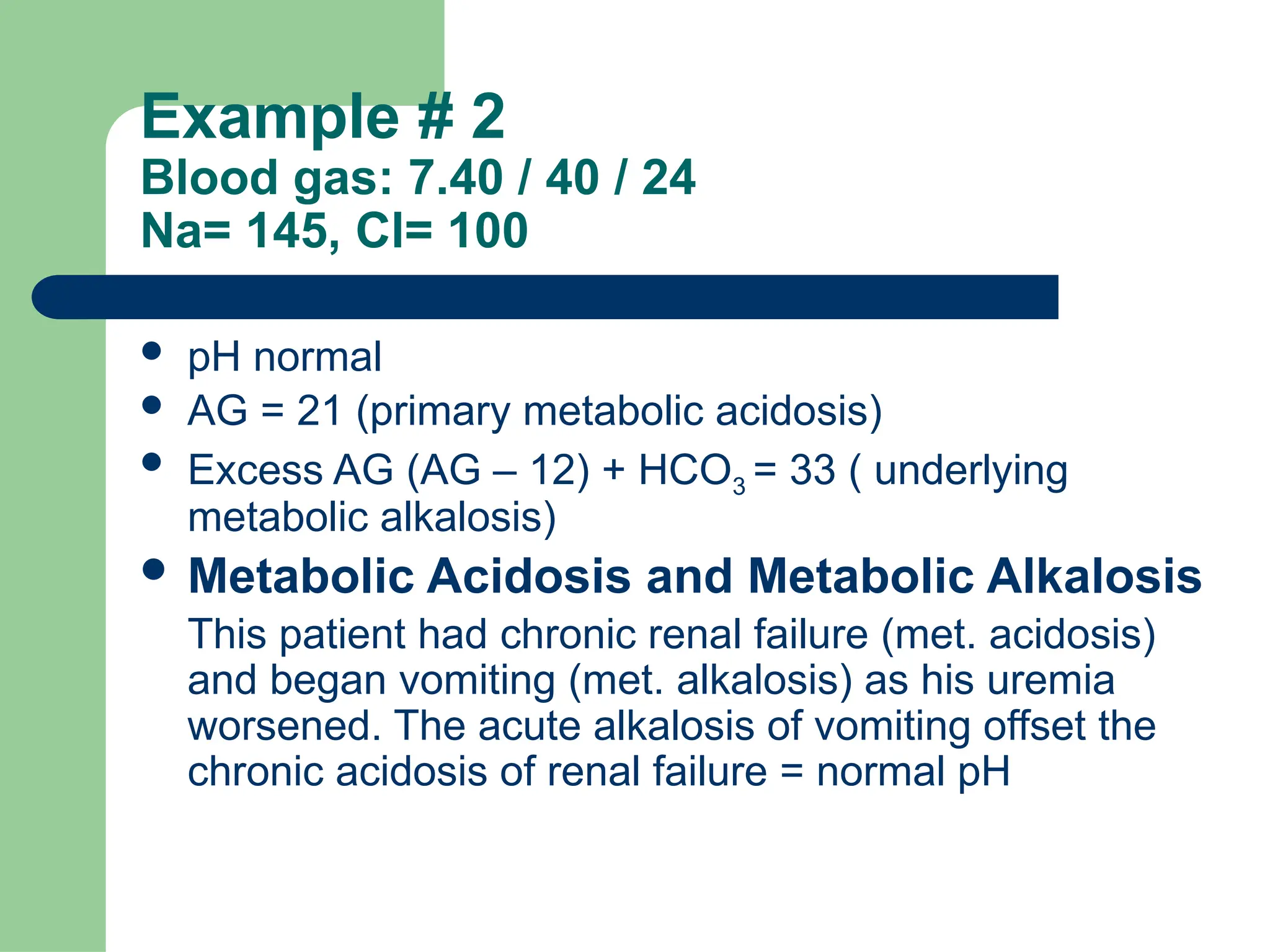 Acid-Base Analysis examples.presentation | PPT