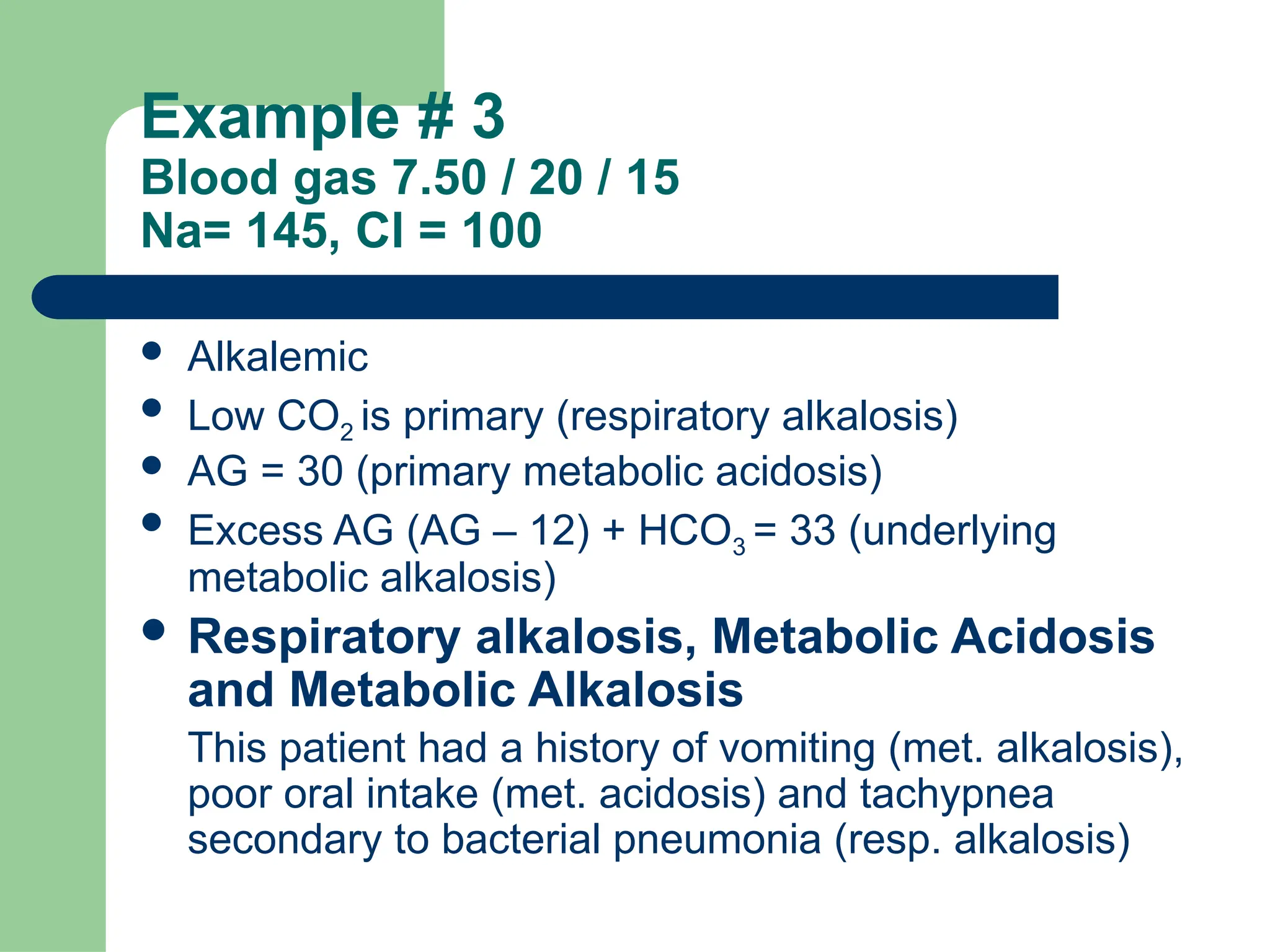 Acid-Base Analysis examples.presentation | PPT