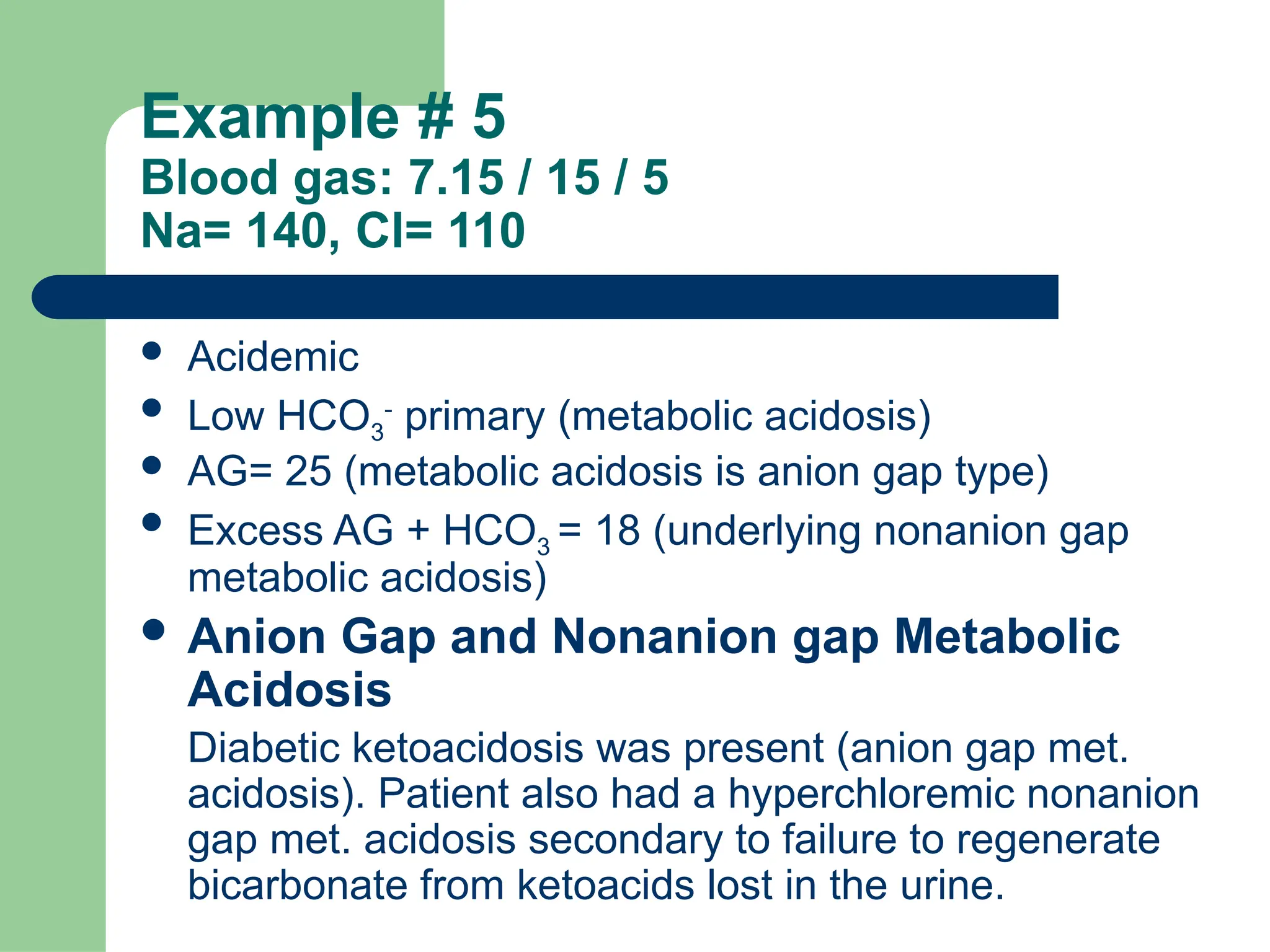 Acid-Base Analysis examples.presentation | PPT