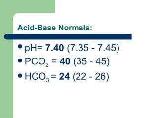 Acid-Base Analysis examples.presentation | PPTX