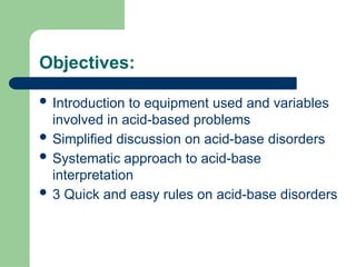 Acid-Base Analysis examples.presentation | PPT