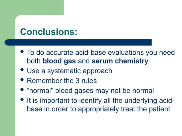 Acid-Base Analysis examples.presentation | PPT