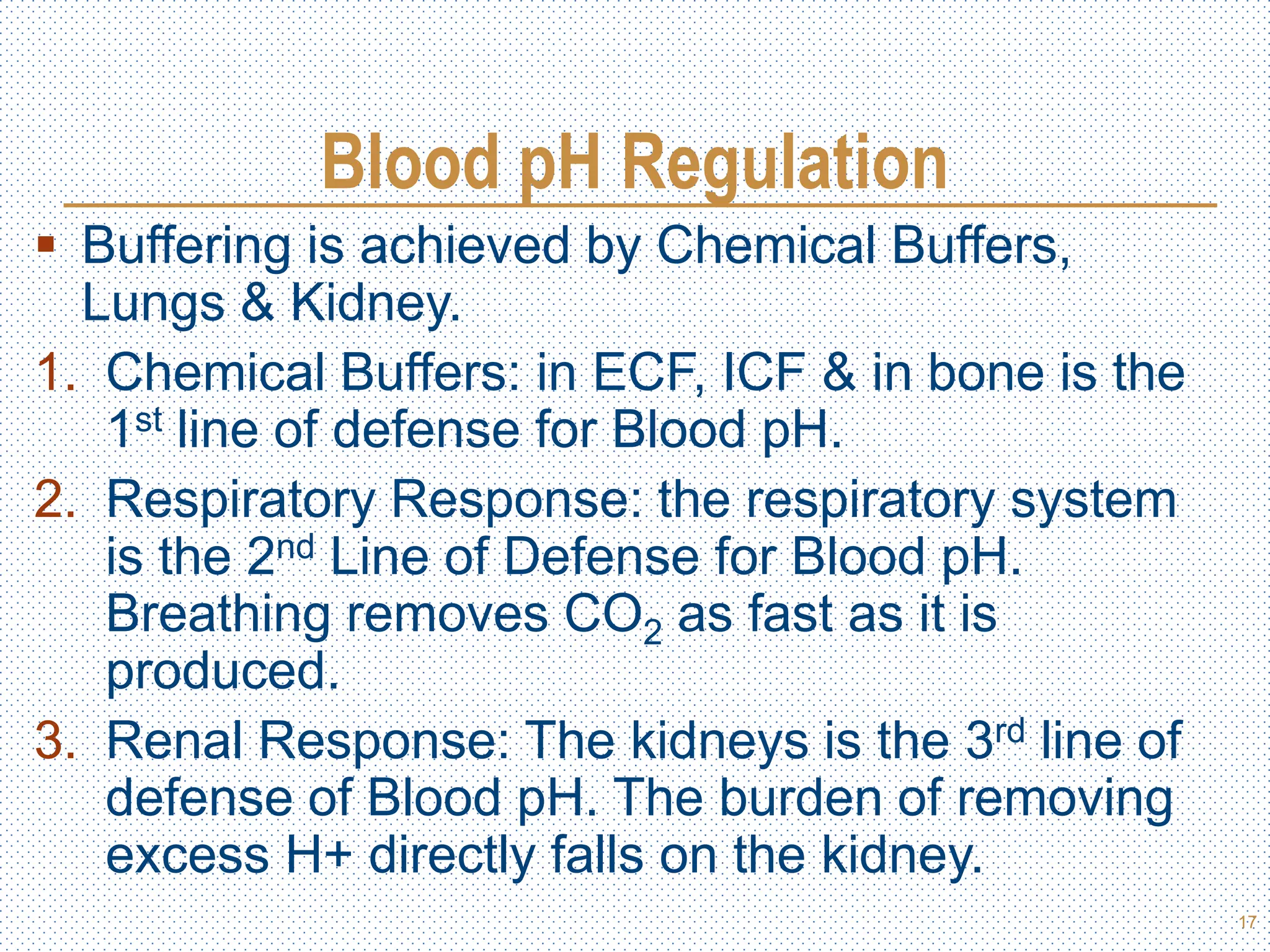Acid-Base Homeostasis | PPTX