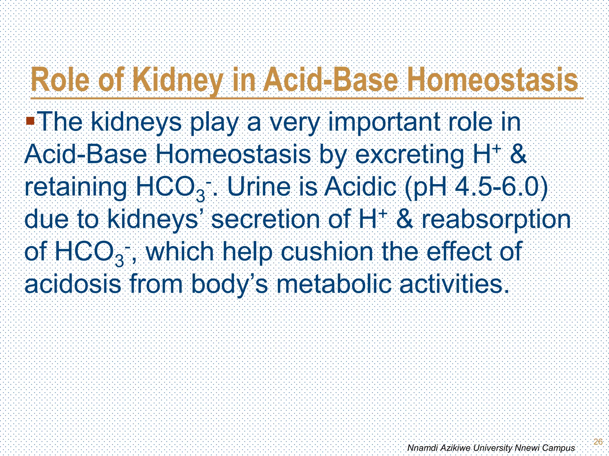 Acid-Base Homeostasis | PPTX