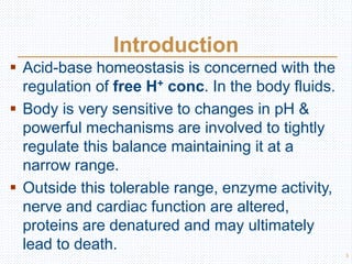 Acid-Base Homeostasis | PPTX | Lung and Respiratory Health | Diseases ...