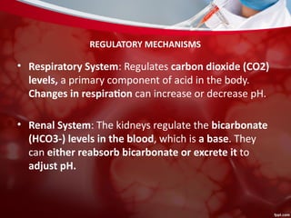 Acid-base balance lectures. Respiratory and metabolic acidosis and ...